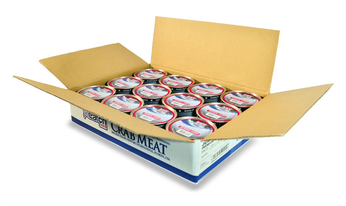 Premium Jumbo Lump, 1 Pound Can (12 Cans/Case) – Newport International ...